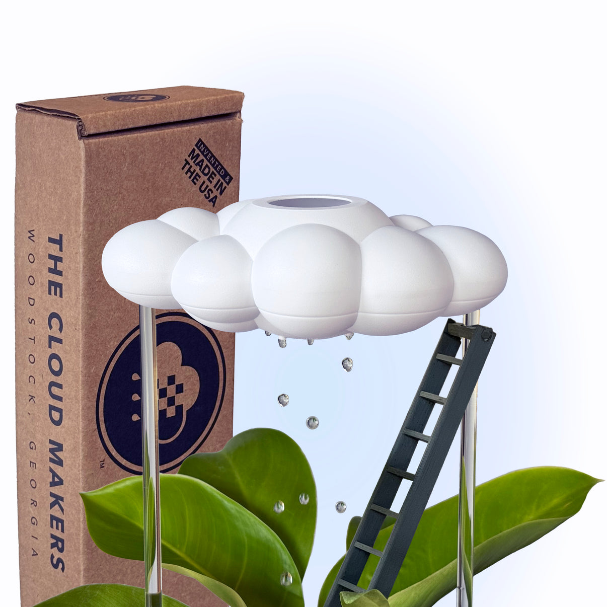 Original Dripping Rain Cloud with Ladder Charm – The Cloud Makers